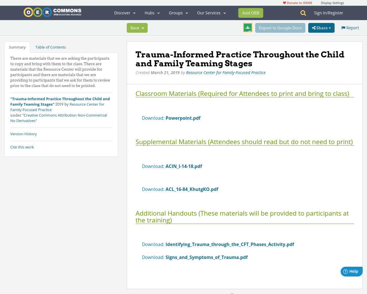 Trauma-Informed Practice Throughout the Child and Family Teaming Stages | OER Commons