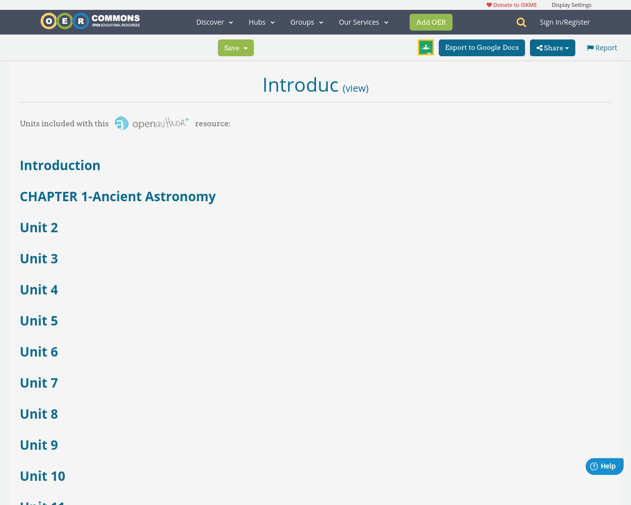 Introduc | OER Commons