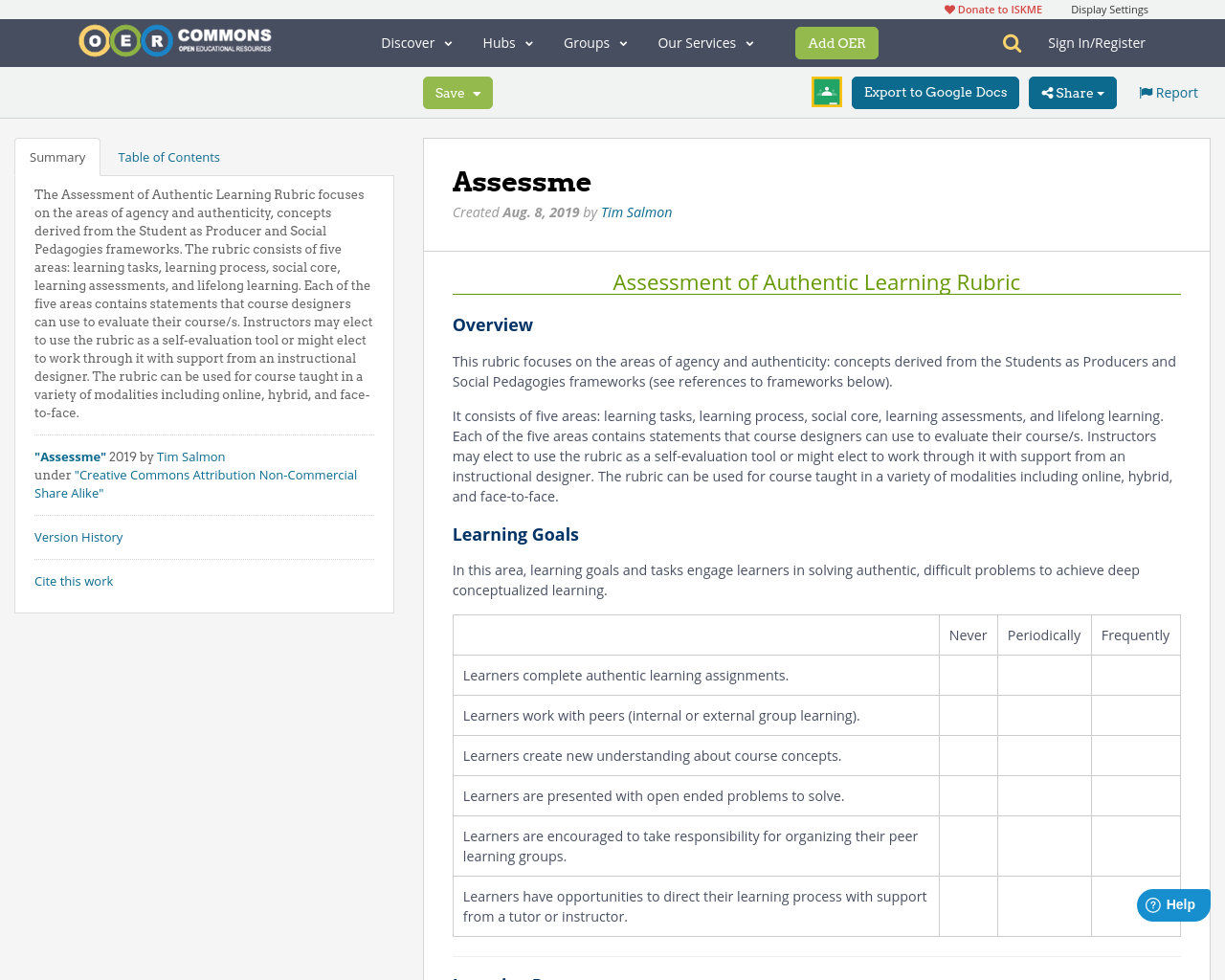 Assessme | OER Commons
