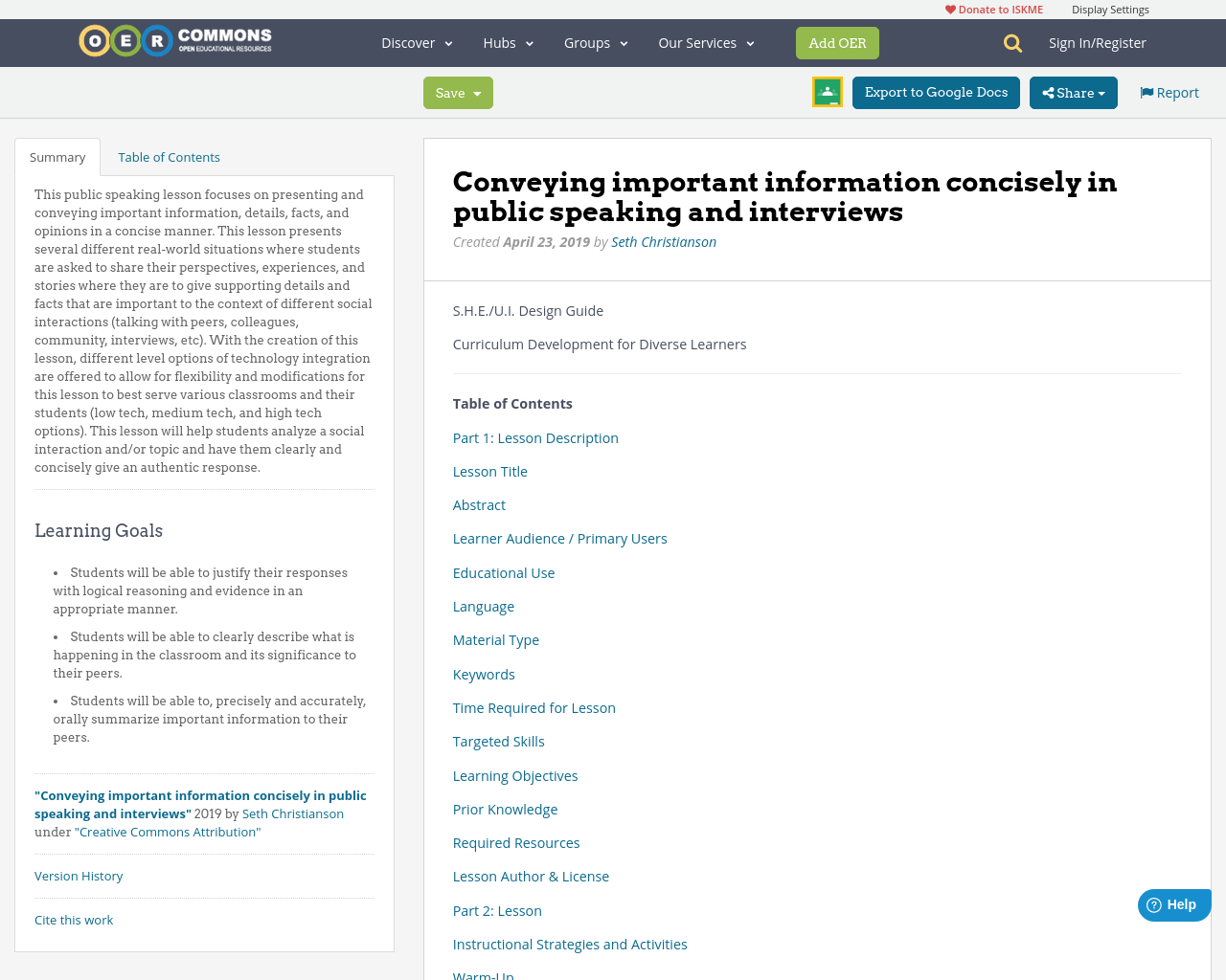 Conveying important information concisely in public speaking and ...