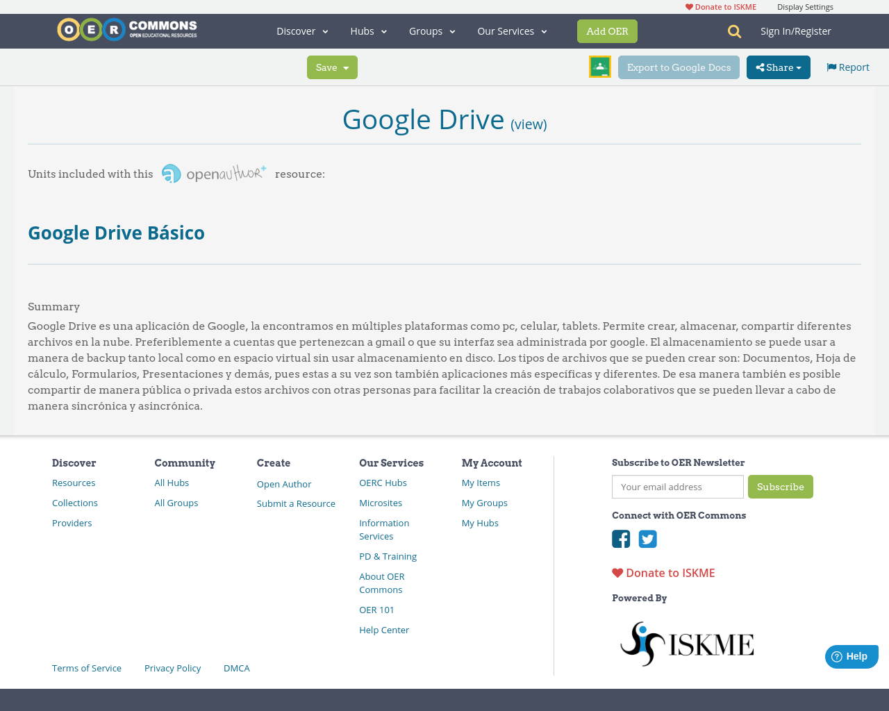 Google Drive | OER Commons