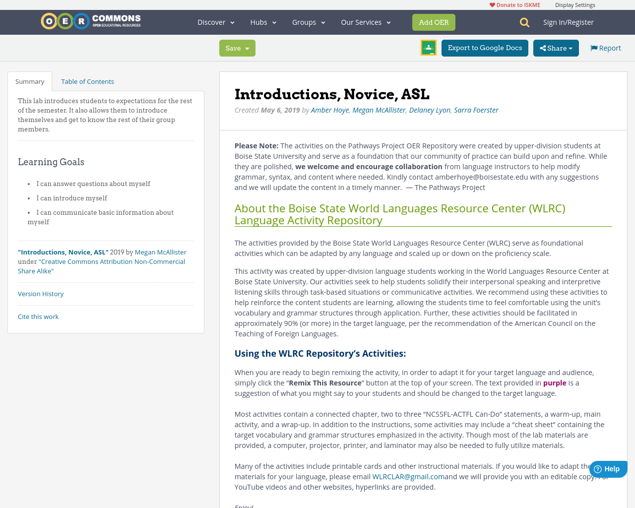 Introductions Novice ASL OER Commons introductions-novice-asl-oer-commons