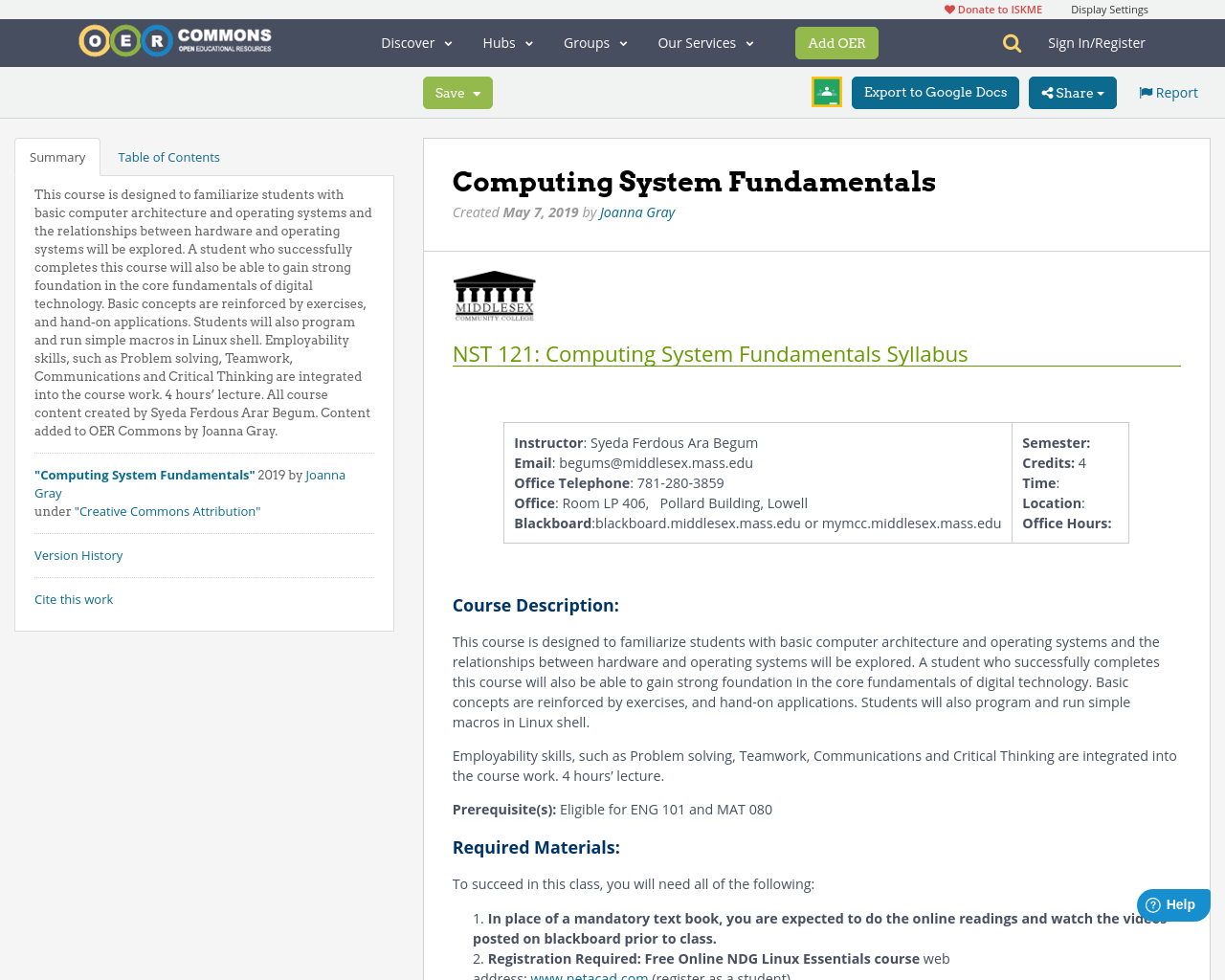 Computing System Fundamentals | OER Commons