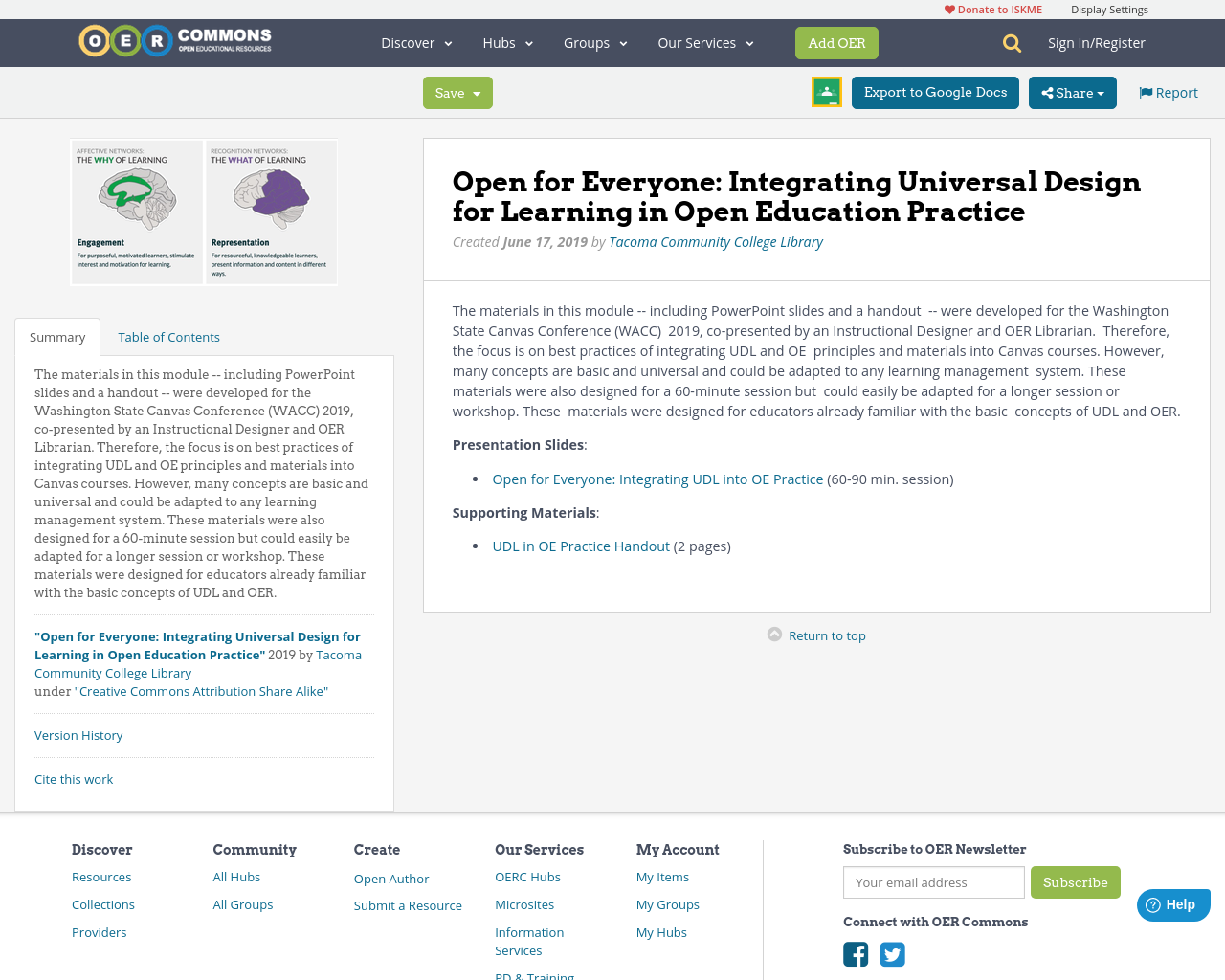 Open for Everyone: Integrating Universal Design for Learning in Open ...