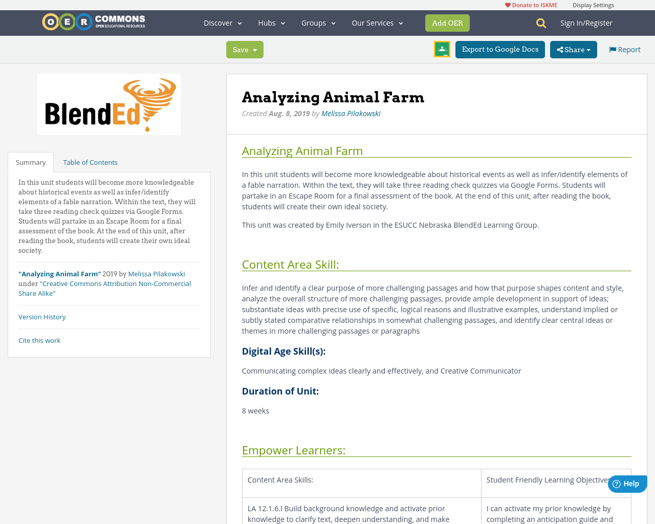 Analyzing Animal Farm | OER Commons