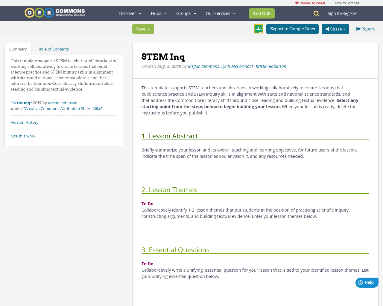 STEM Inq | OER Commons