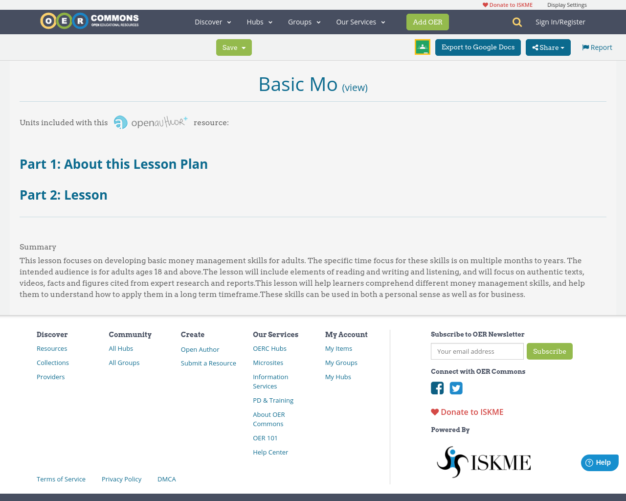 Basic Mo | OER Commons