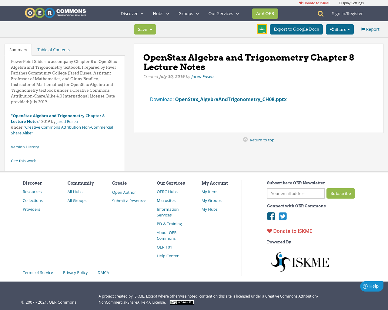 OpenStax Algebra and Trigonometry Chapter 8 Lecture Notes | OER Commons