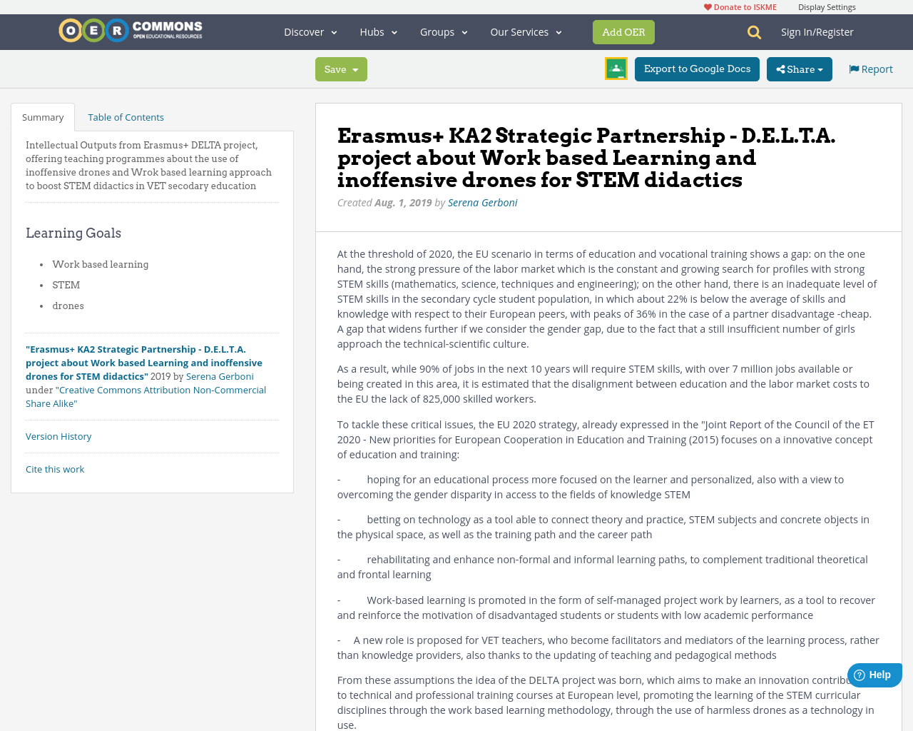 Erasmus+ KA2 Strategic Partnership - D.E.L.T.A. project about Work ...