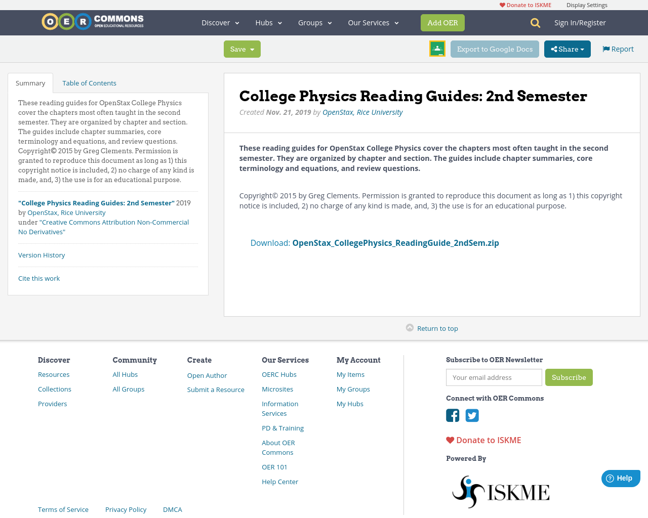 College Physics Reading Guides: 2nd Semester | OER Commons