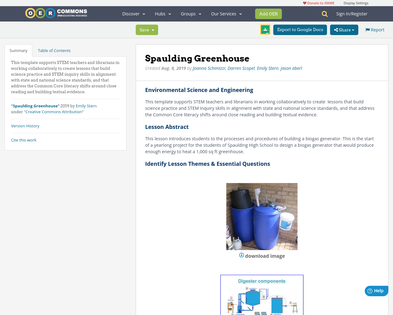 Spaulding Greenhouse | OER Commons