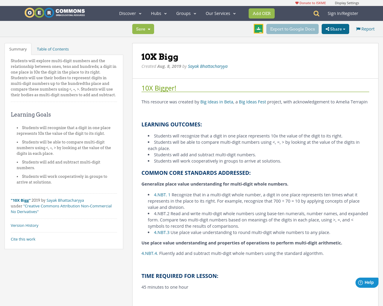 10X Bigg | OER Commons